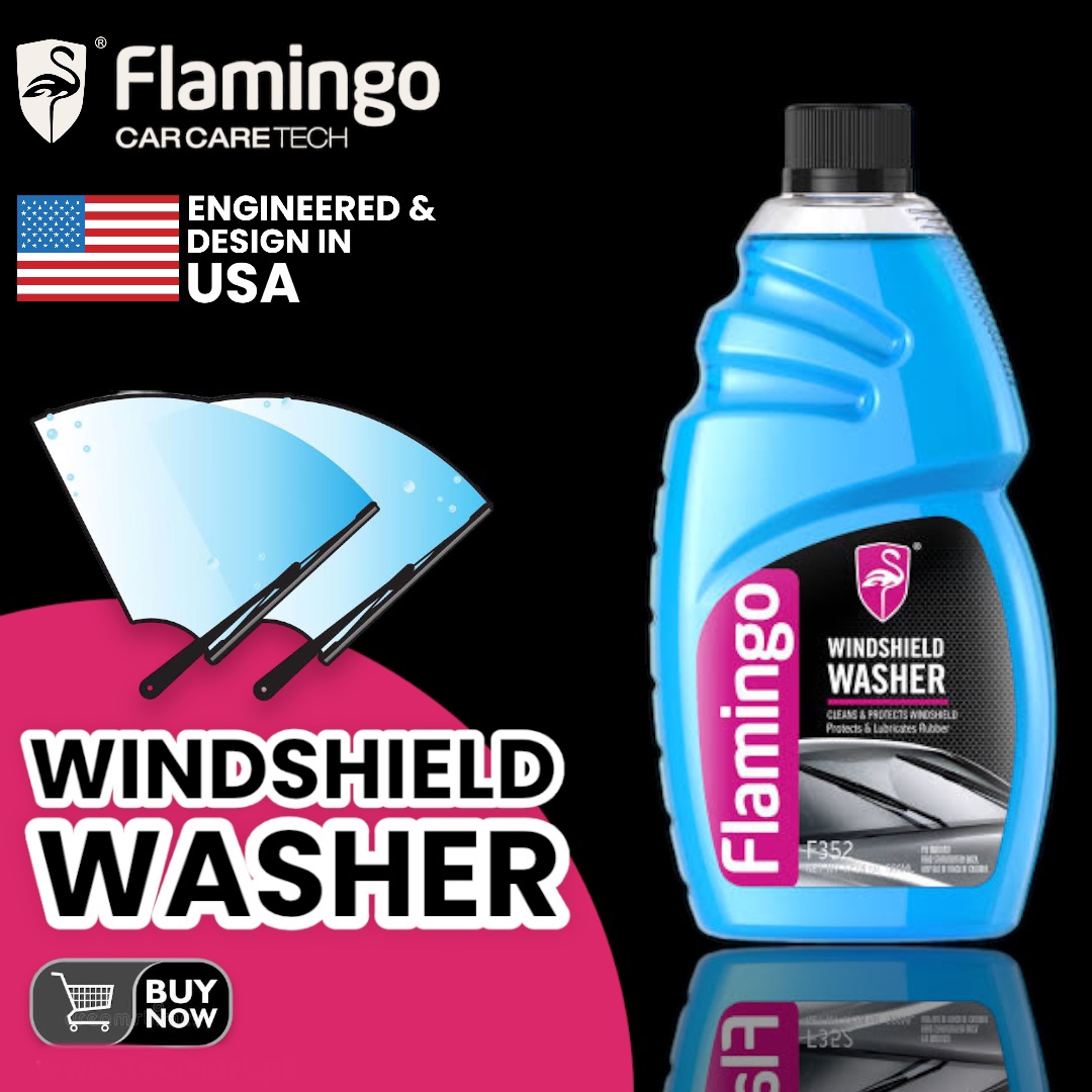 Car Windshield Washer - Flamingo Car Wind Screen Washer Fluid - 500ml ...