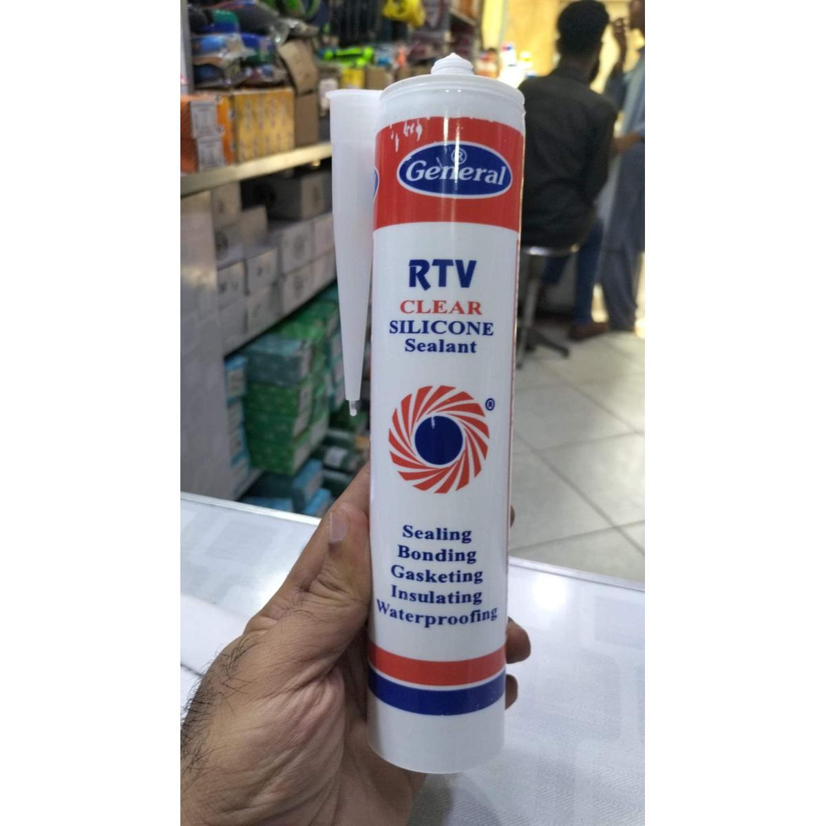 GENERAL RTV CLEAR SILICONE 300ML SEALANT FAST CURE | Daraz.pk
