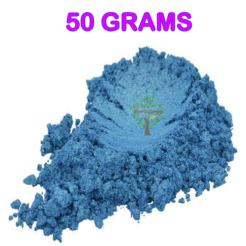 Light Blue Mica Powder Epoxy Resin Dye Pearl Pigment Natural Mica ...