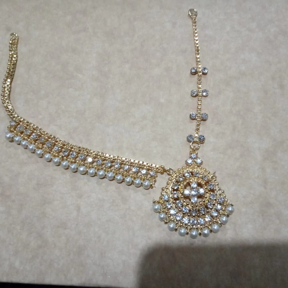 Diamante Kundan Matha Patti Wedding Bridal Goddess Bohemian Boho Head ...