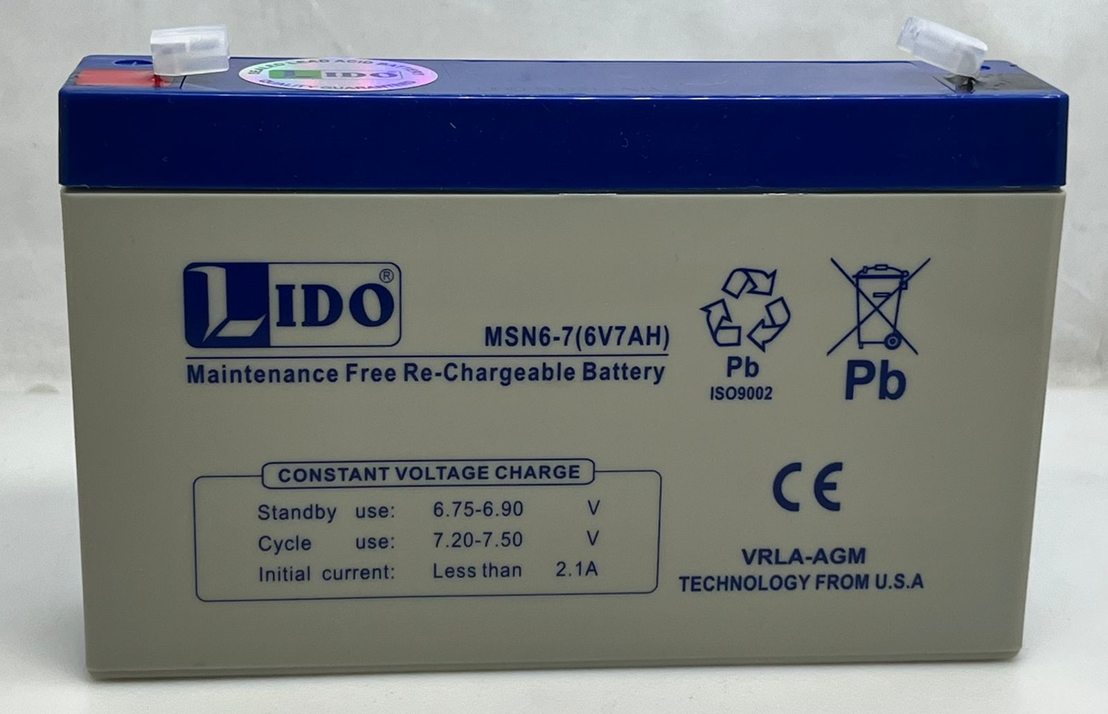 LIDO Rechargeable Dry Battery 6V 7.0AH, BEST PRICE IN PAKISTAN | Daraz.pk