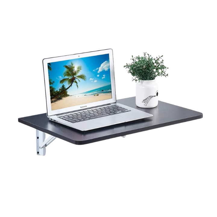Wall Mounted Folding Laptop Table Floating for Bedroom Kitchen Space ...