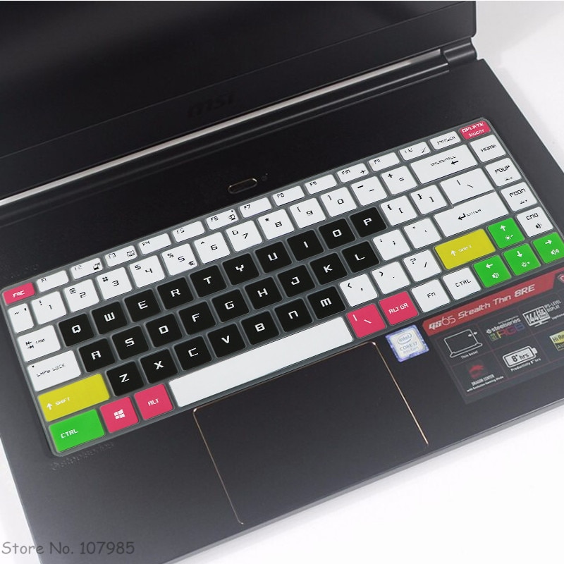 【Beauty Code】Keyboard Cover For MSI GS65 GF65 GF63 Thin WS65 WP65 Bravo ...