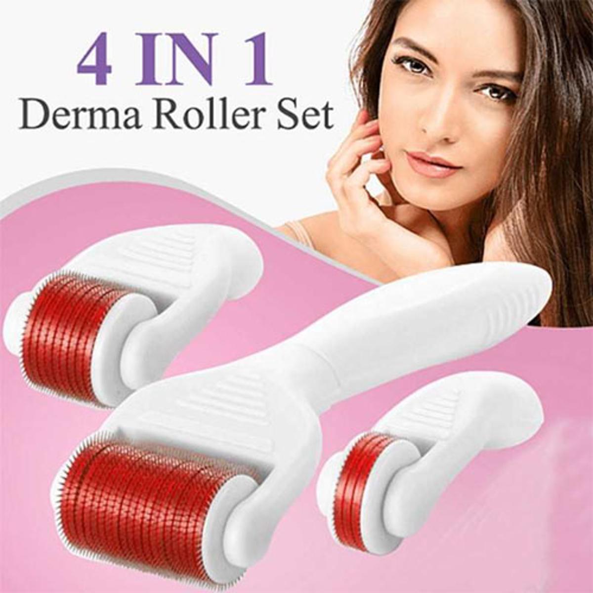 DRS Derma Rolling System 4in1 Micro Needle Therapy Dermaroller Kits in ...