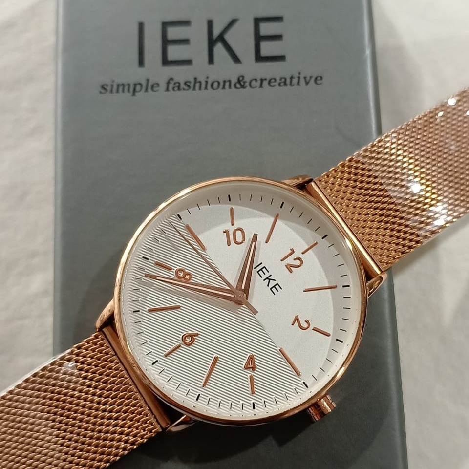 IEKE Watch for Men / Boys - Stylish Stainless Steel Analog Quartz Mens ...