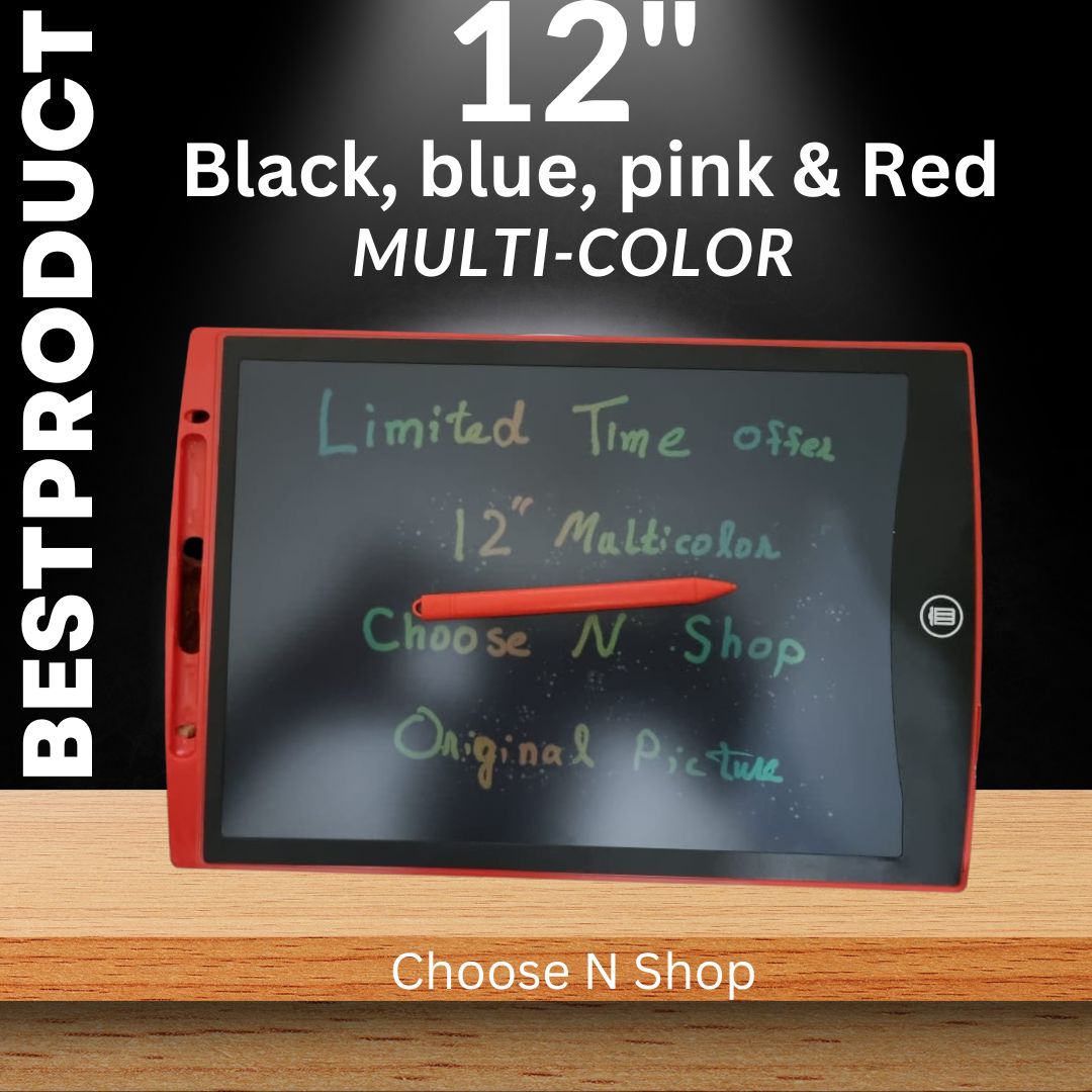 12 inches LCD Writing Tablet Magic Erase the perfect gift for kds ...