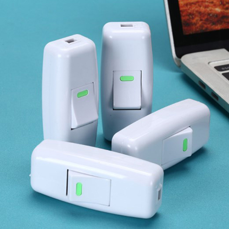 Light Switch For Inline ON/OFF Table Lamp Desk Light Cord Cable ...