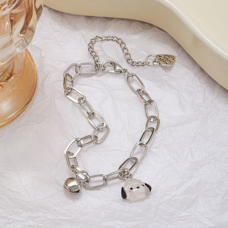 Sanrio Bell Bracelet Female Cute Cinnamoroll Kuromi Pompompurin My ...