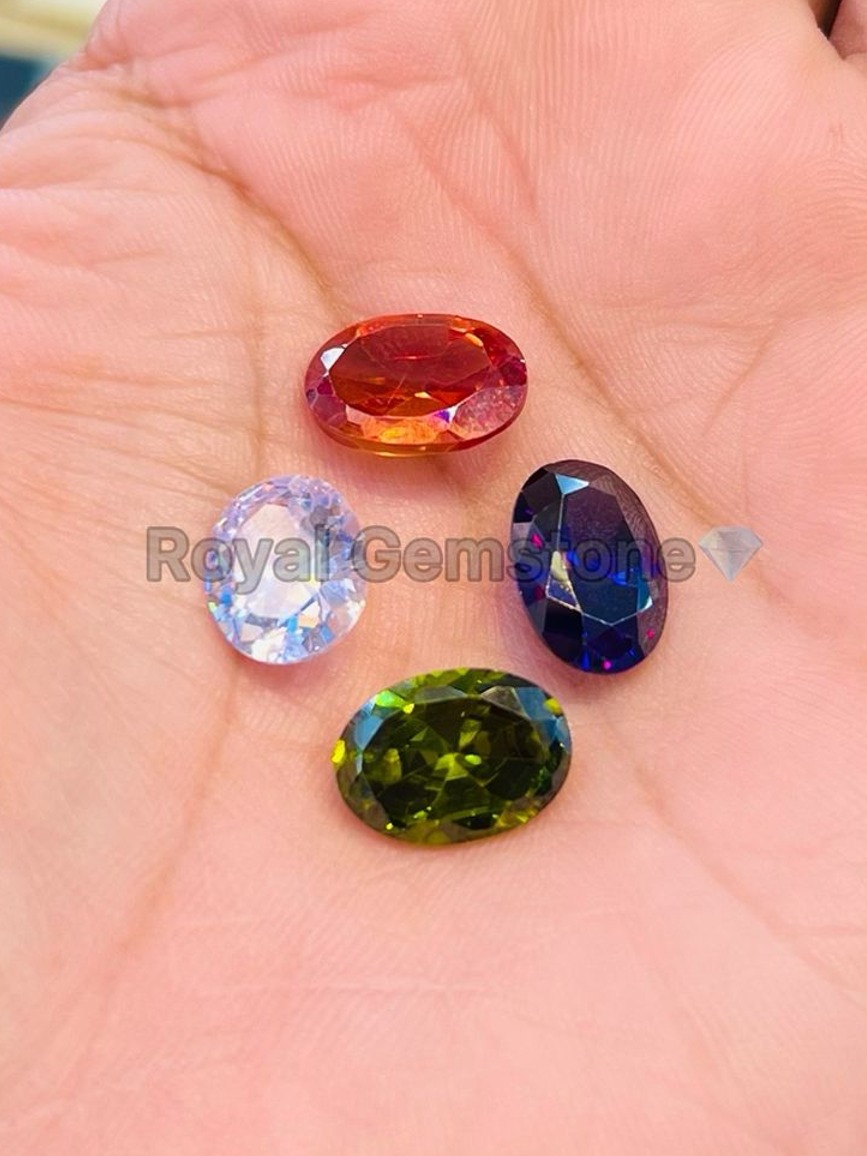 Pack of 4 Real Gemstones 4zircon Nag Stone Zircon | Daraz.pk
