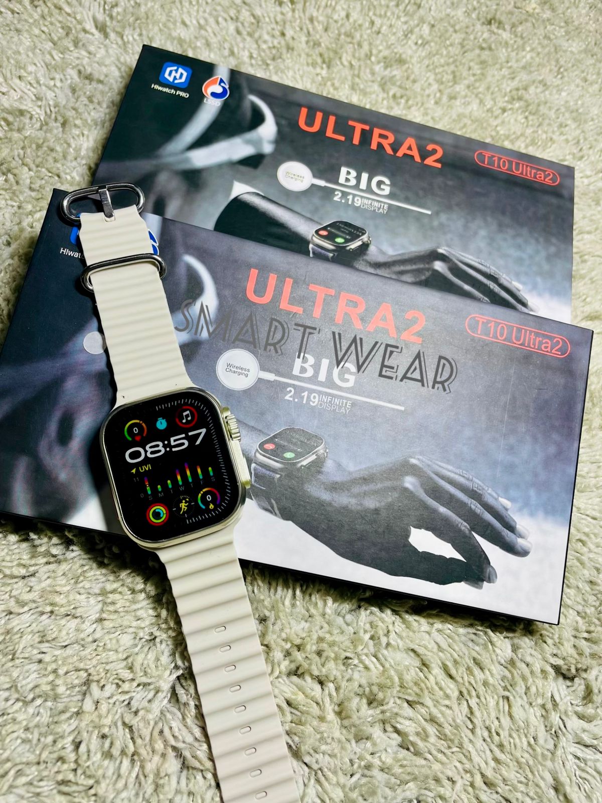 T10 Ultra 2 Smartwatch 2.09inch HD Big Screen Magnetic Wireless Charging Wacth 8 49mm Smart ...