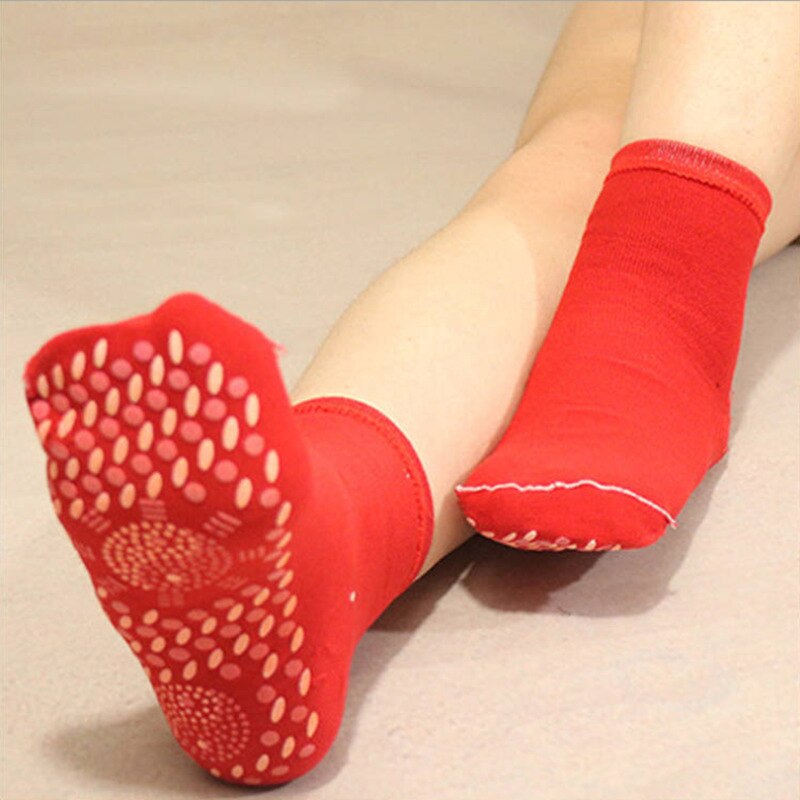Men And Women Heating Electromagnetic Socks Self-Heating Magnetic Socks ...