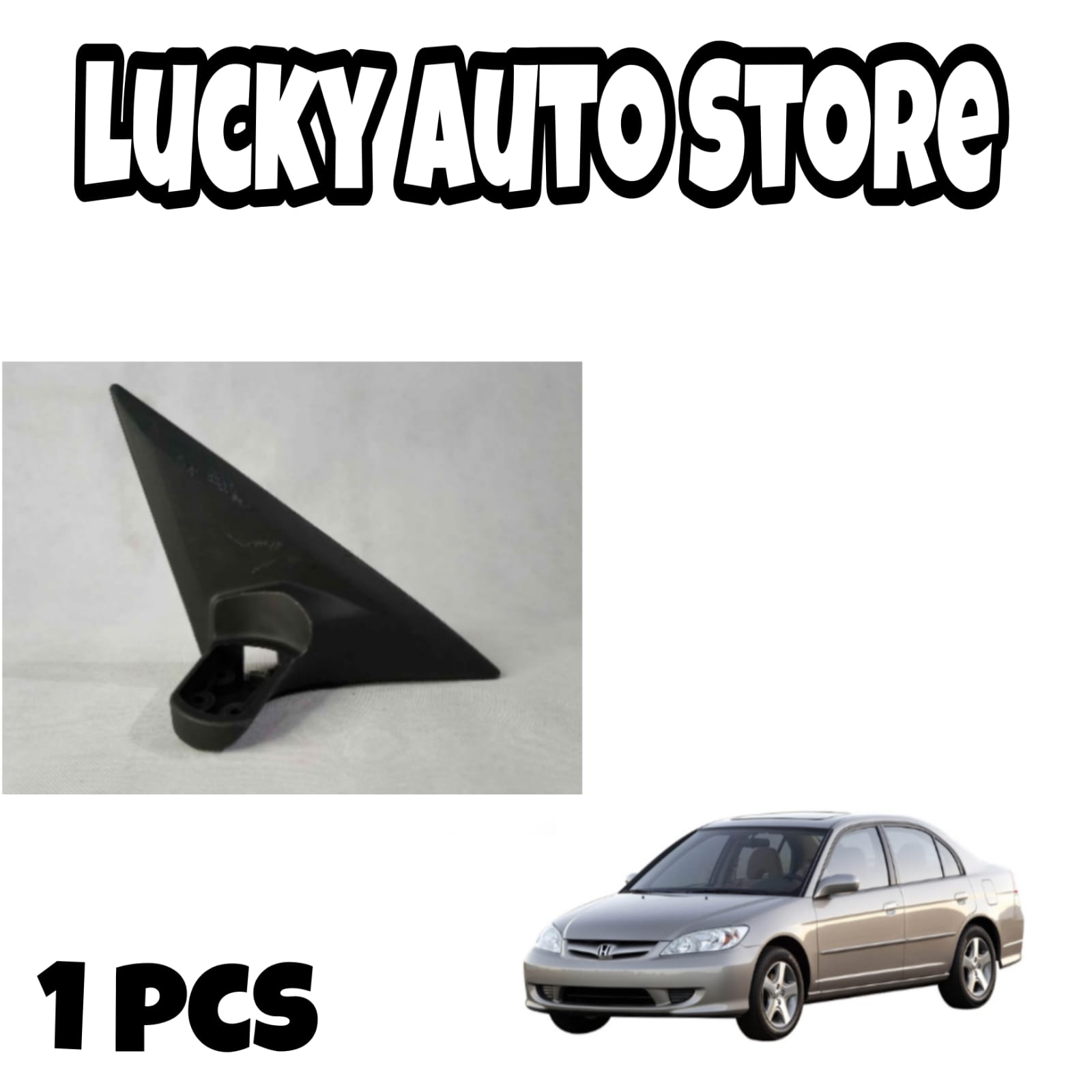 HONDA CIVIC 2005 SIDE MIRROR BASE 1 PCS LEFT OR RIGHT | Daraz.pk