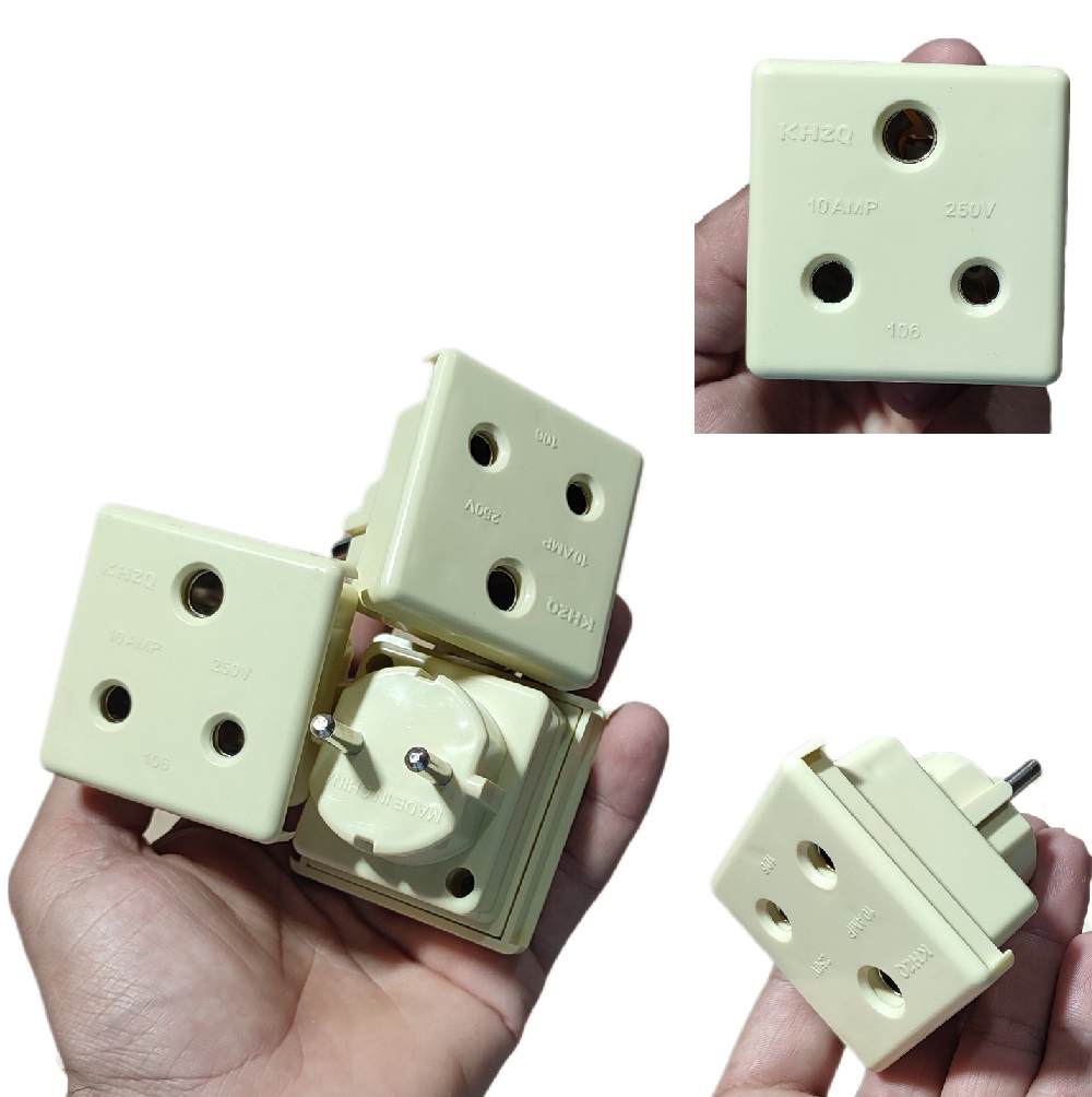 AC Plug Switch 2Pin To 3Pin Switch Round Pin Switch Power Plug Electric ...