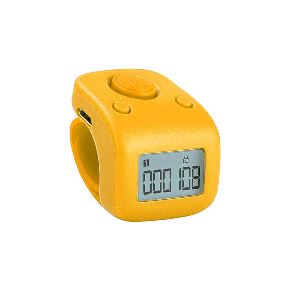 Digital Finger Tally Counter 6 Channels Backlight Time Prayer Silicone ...