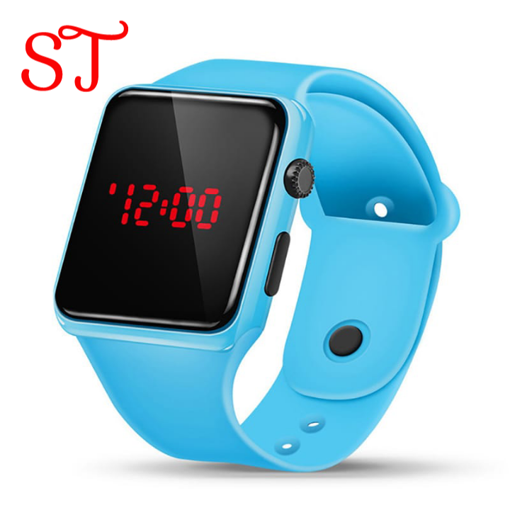 Simple Watch W202 Weicam LED Wrist Watch Silicone Student Kids ...