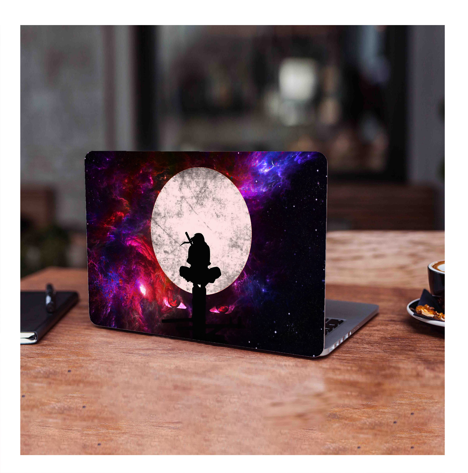 Itachi Uchiha Anime Laptop Skin Vinyl Sticker Decal, 12 13 13.3 14 15 ...