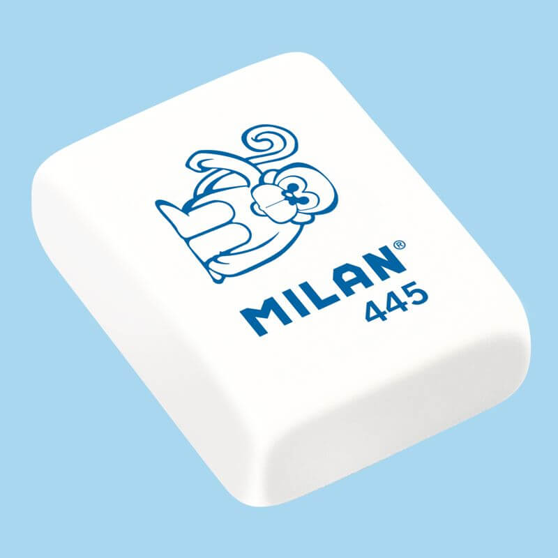 Milan Rectangular Flexible Soft Synthetic Erasers 445 Box Of 45 Pcs ...
