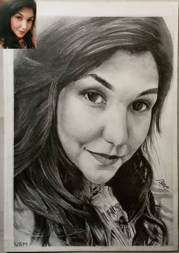 Sketch - Custom Handmade Pencil Sketch from Your Photo - Customize Gift ...