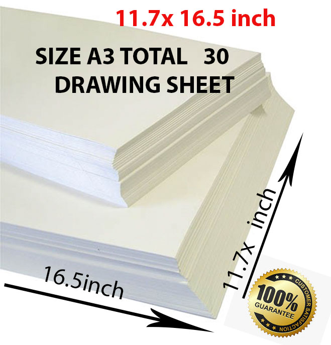 Premium Quality, Smooth, Thick Drawing Paper for Your Art Supplies ...