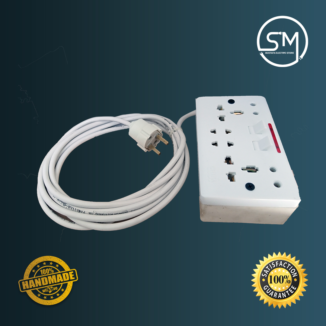 Electrical Extension Board Handmade Multipurpose with 10/15/20 feet 2 ...