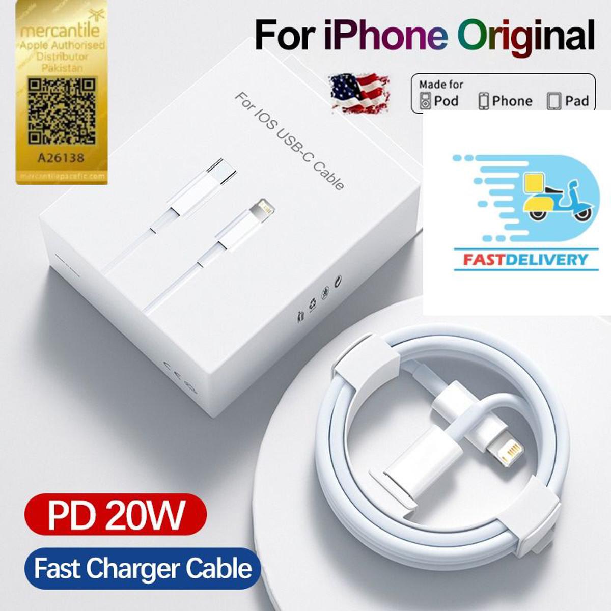 100% Original 18W_APPLE Type-C to Lightening Cable | Data Cable Fast ...
