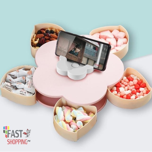 High Quality Magic Rotating Dry Fruit Candy Box Dry Fruits Storage Box ...