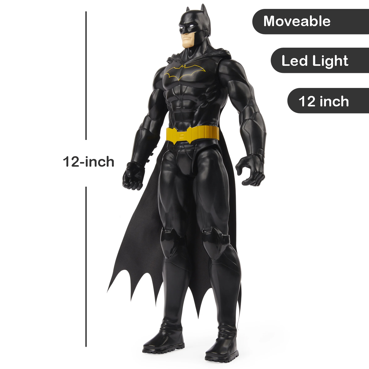 Batman Action Figures 12 inch Big Size - Movable Head Arms Legs and ...