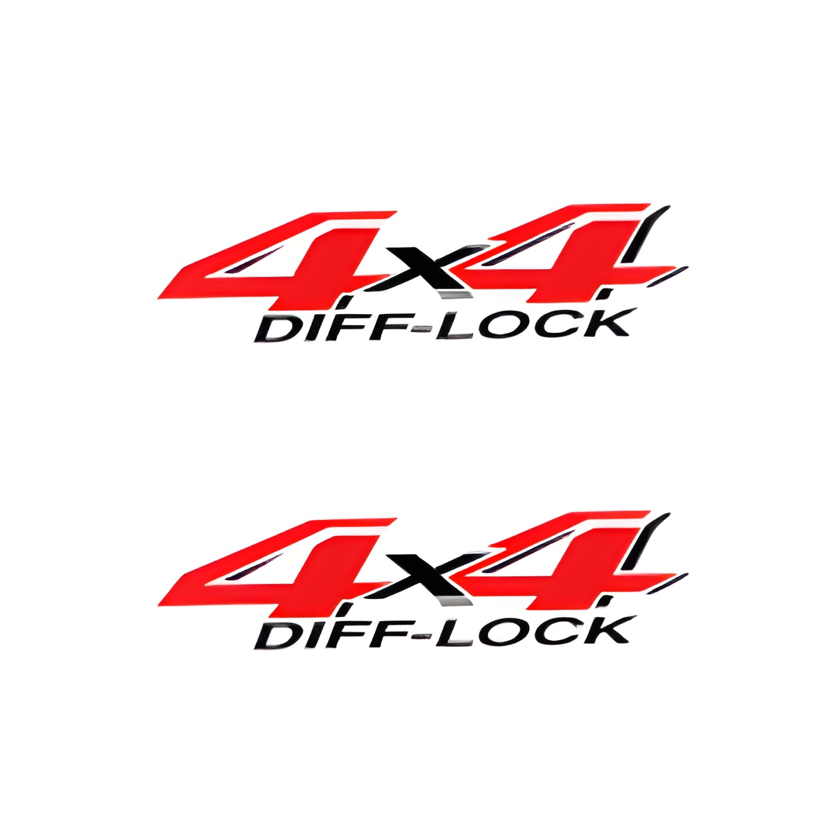 2pc 4x4 diff lock stickers for toyota hilux | Daraz.pk