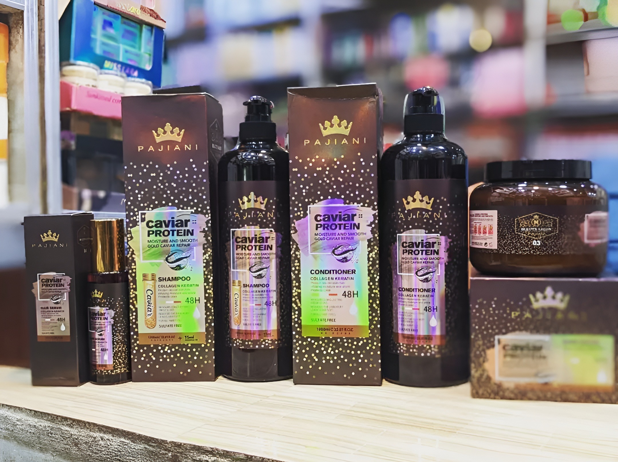 keratin Caviar Protein Hair Treatment Shampoo and Conditioner Hair Mask ...