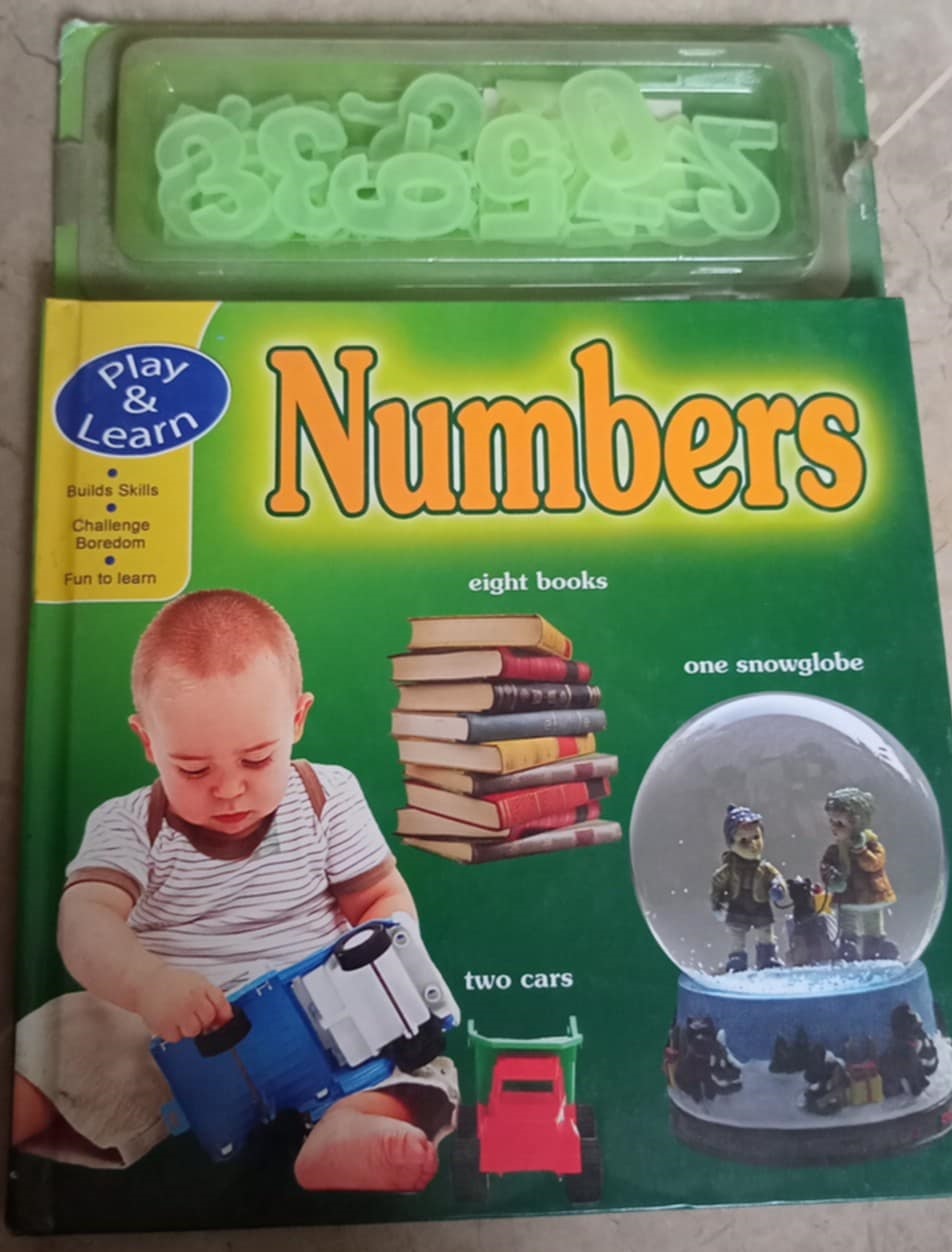 Play And Learn Numbers Book With Glow In The Dark Numbers , Kids ...