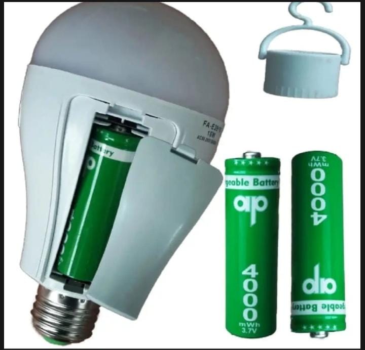 charging Bulb 18watt Double Battery | Daraz.pk