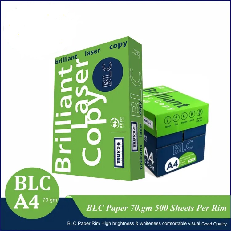 BLC Paper - ONE BOX (5 RIMS) 70gm 500 sheets per Rim A4 size | Daraz.pk