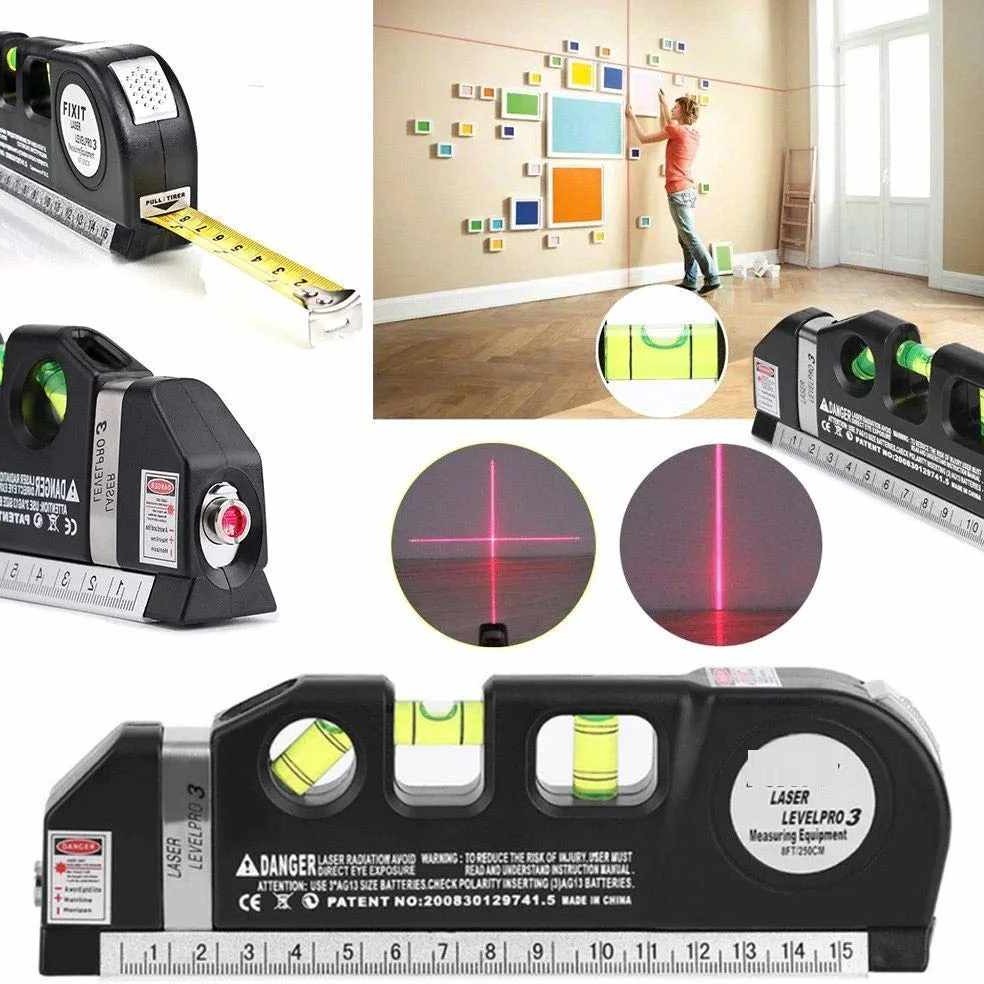 Digital Distance Laser Level spirit level Meter Pro 3 Leveller Black 2 ...