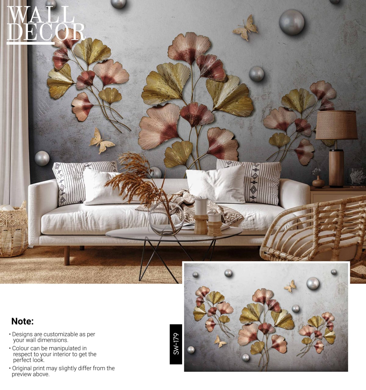 Wall Decor Wallpaper Room Decoration Flex 3D Flex Wallpaper 12*12 ...