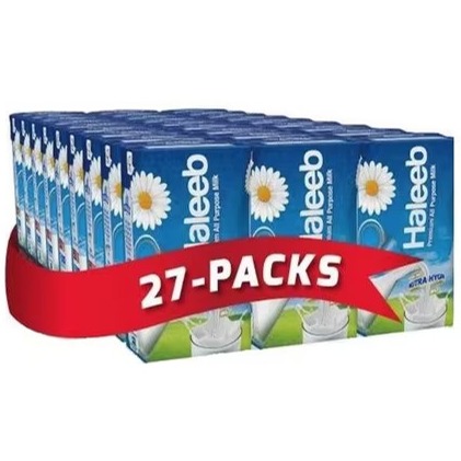 Haleeb Full Cream Milk 250ml - UHT Pack of 27 | Daraz.pk
