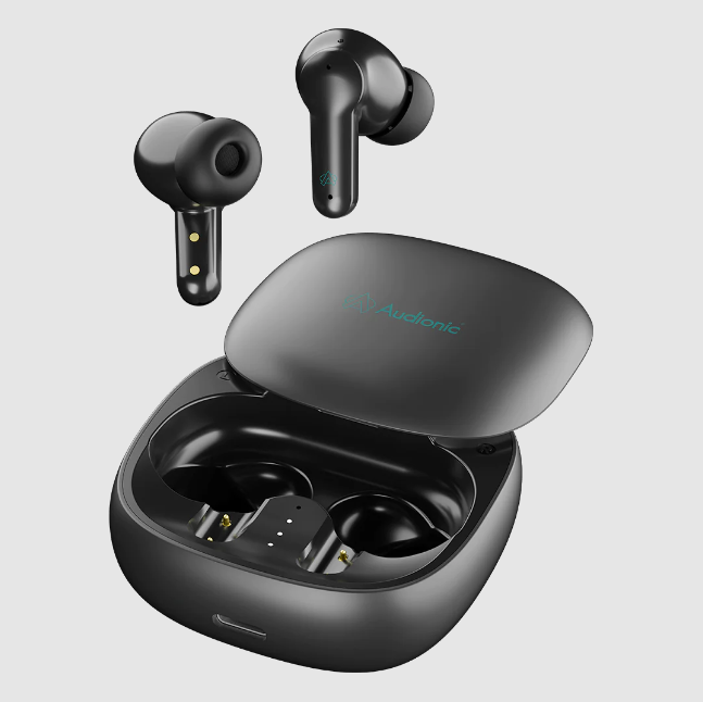 Audionic Airbud 550 Quad MIC ENC Earbuds - Gaming Mode - IPx4 Water ...