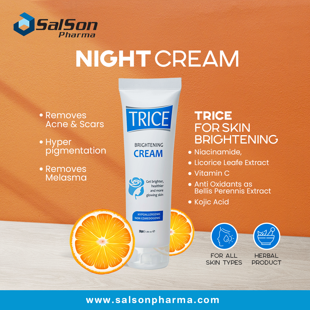 TRICE - Extreme Strong Whitening Cream - Night Whitening Cream - Beauty ...