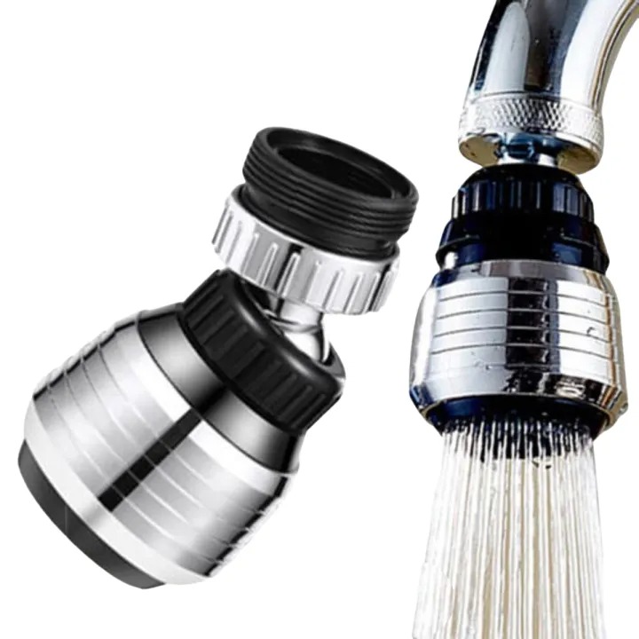 Adjustable Faucet Aerator for Kitchen 360° Anti-Splash Water Diffuser ...