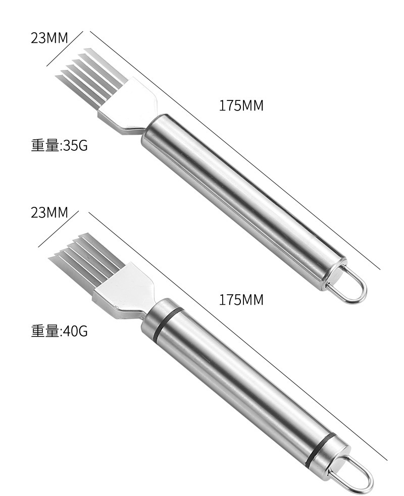 Rusty steel onion shredded knife artifact kitchen planer green onion ...