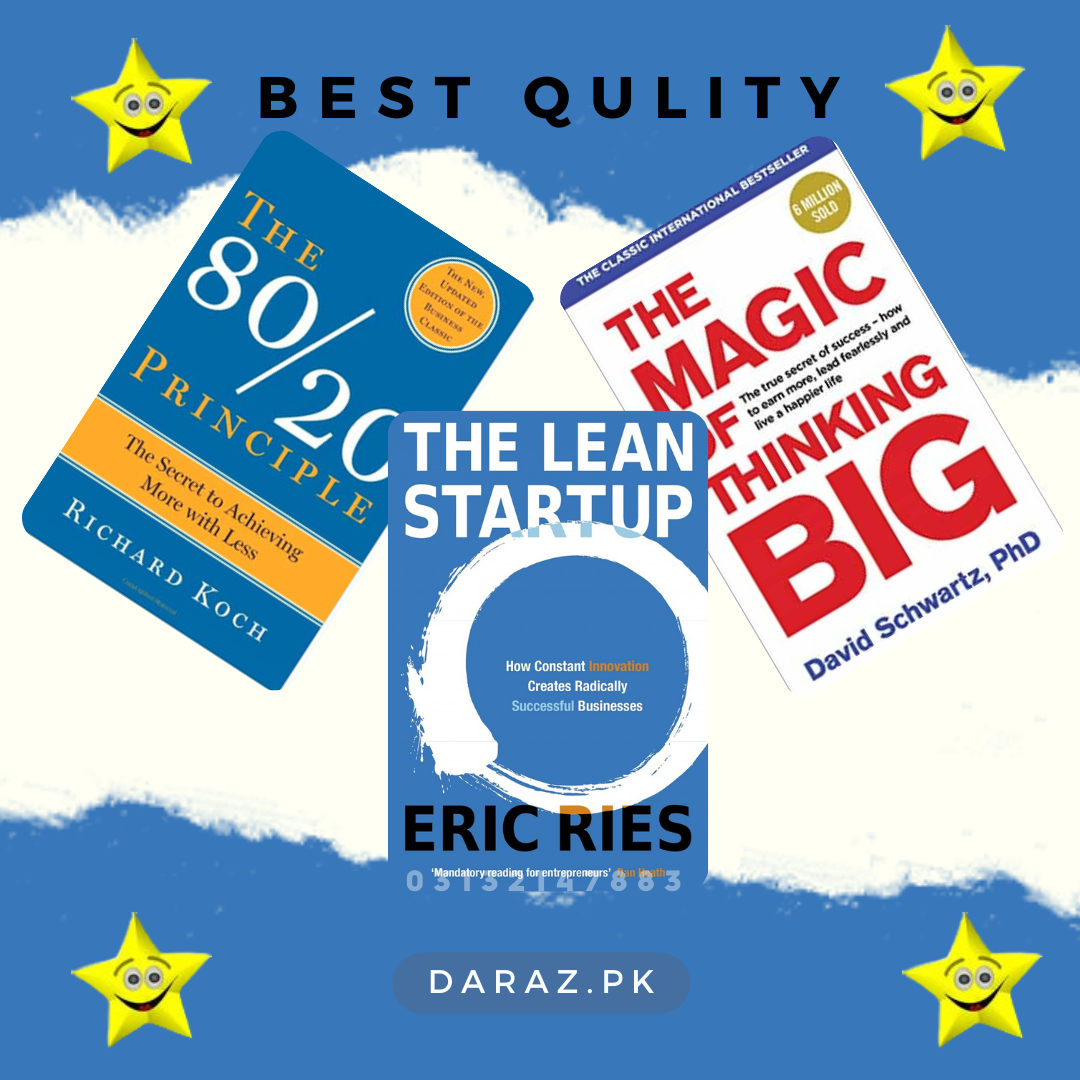 The Magic of Thinking Big / The 80/20 Principle / The Lean Startup ...