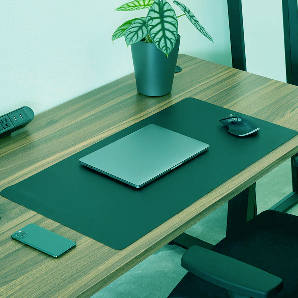 PU Leather Desk Pad Leather Sheet (26*12Inches), Laptop Mousepad ...