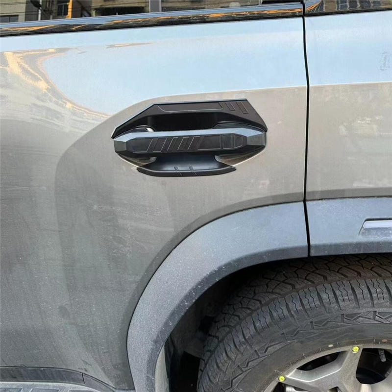 Door Pull Cover Car Accessories Black Plastic for JETOUR T2 2024-2025 ...