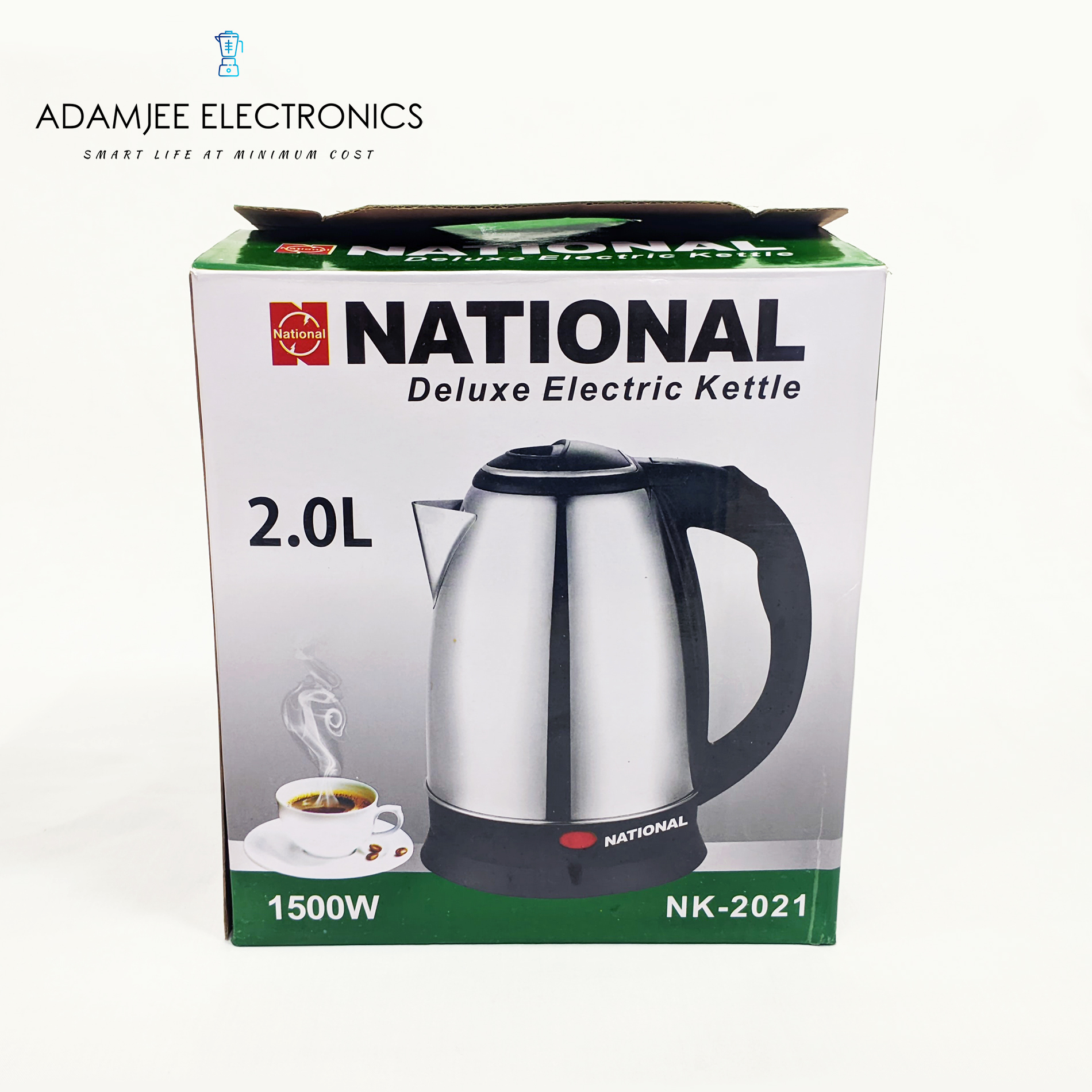 NATIONAL Automatic Electric Kettle Deluxe NK-2021 - Adamjee Electronics