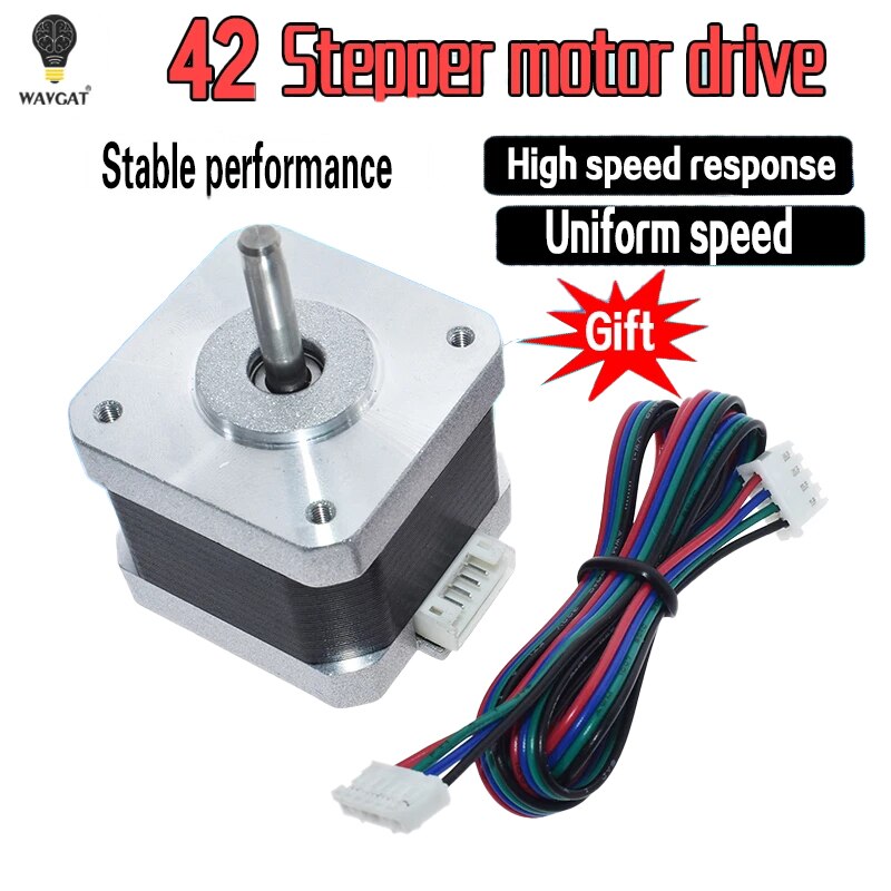 WAVGAT 4-lead Nema17 Stepper Motor 42 motor Nema 17 motor 42BYGH 40MM 1 ...