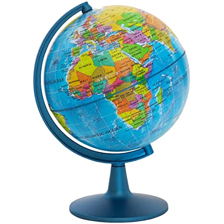 World Globe Earth Teaching Geography Map Home Office School Table Map ...
