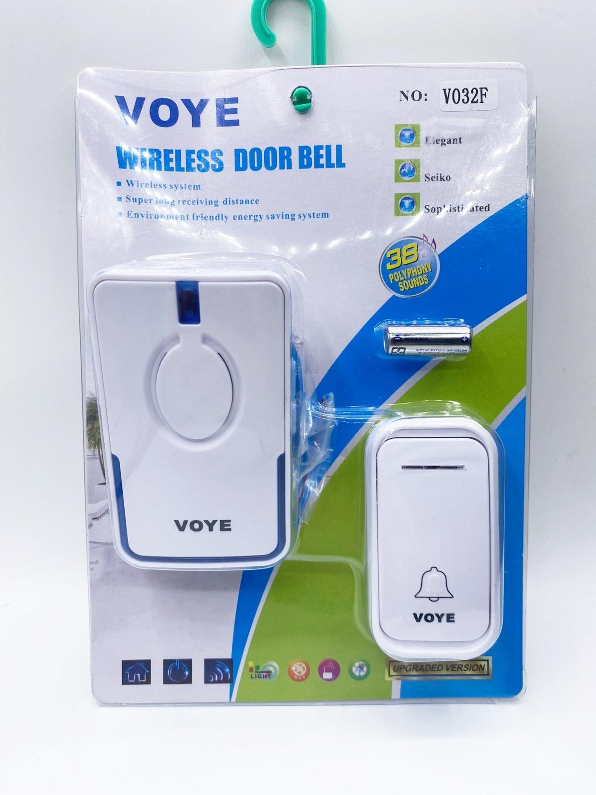 V032F UK standard wireless doorbell/wireless doorbell battery type call ...
