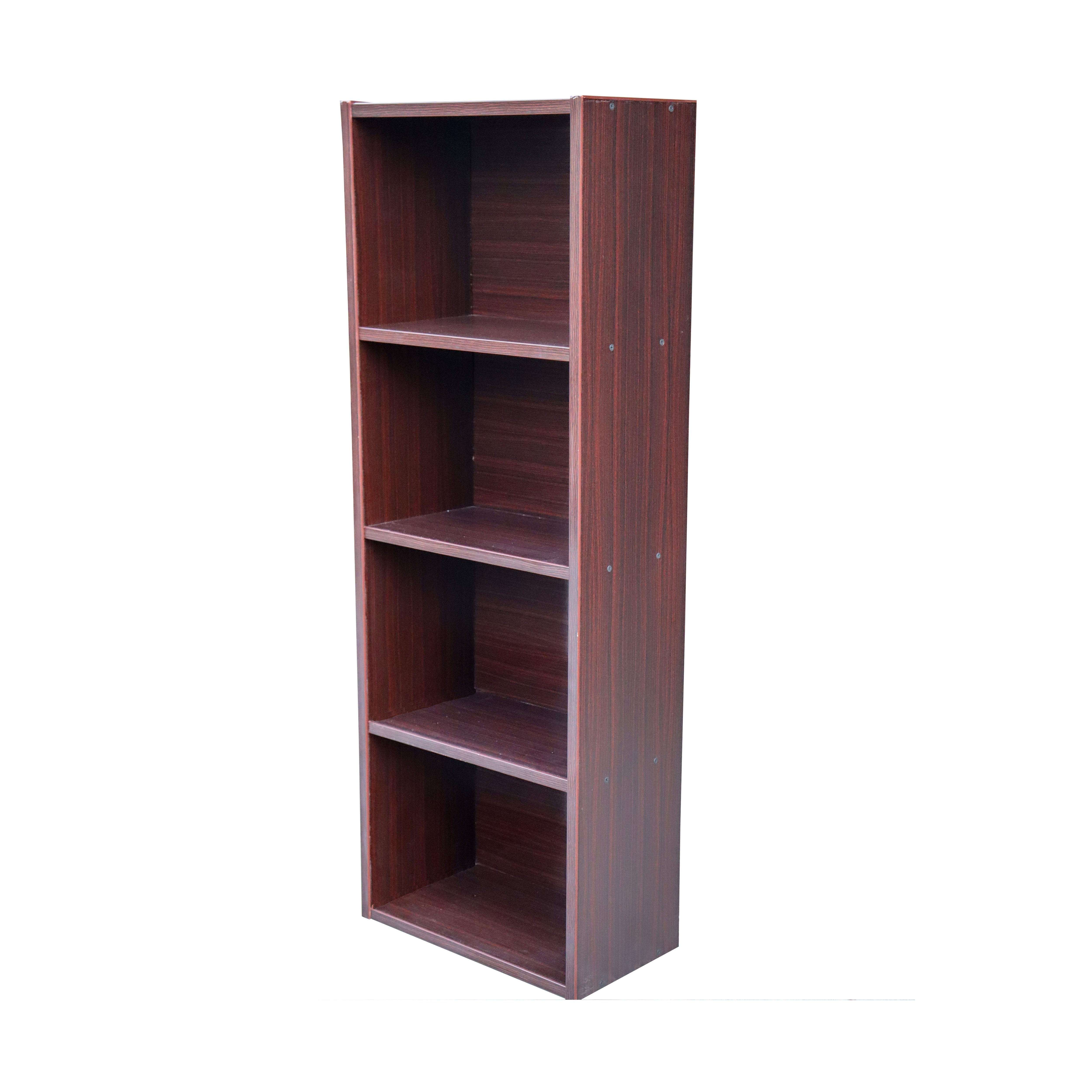 4 Tier book shelf, book rack, multipurpose wooden bookshelf with and ...