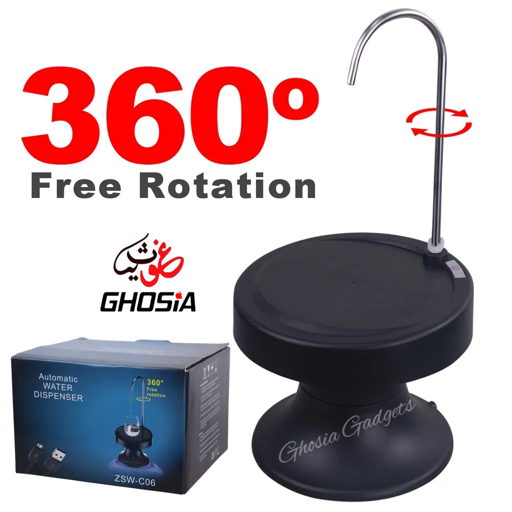 USB Rechargeable Portable Water Dispenser Wireless Water Pump Bottle ...