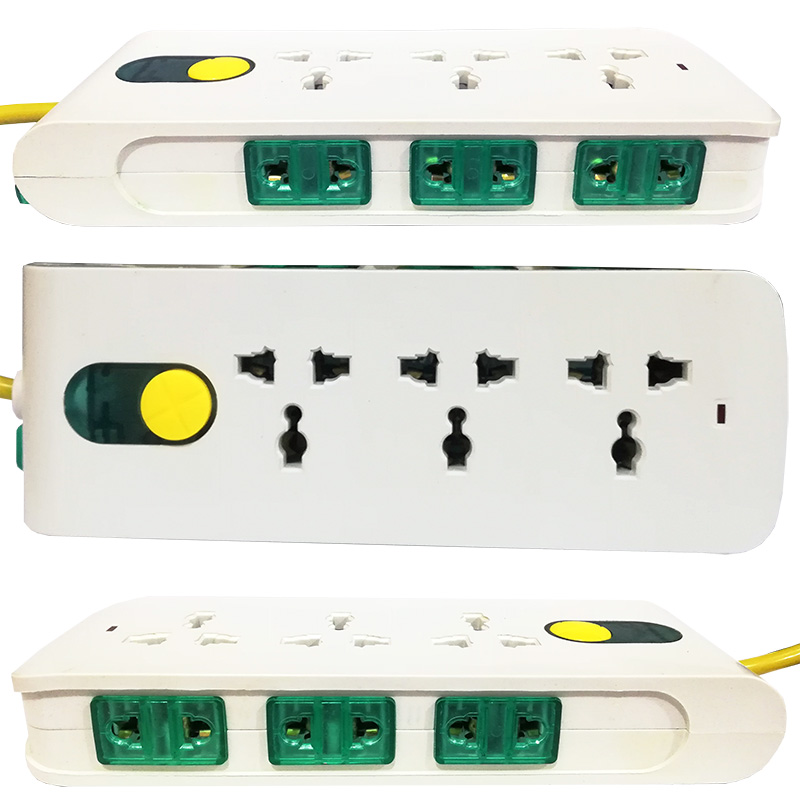 Extension Board with 5 Meter wire | Daraz.pk