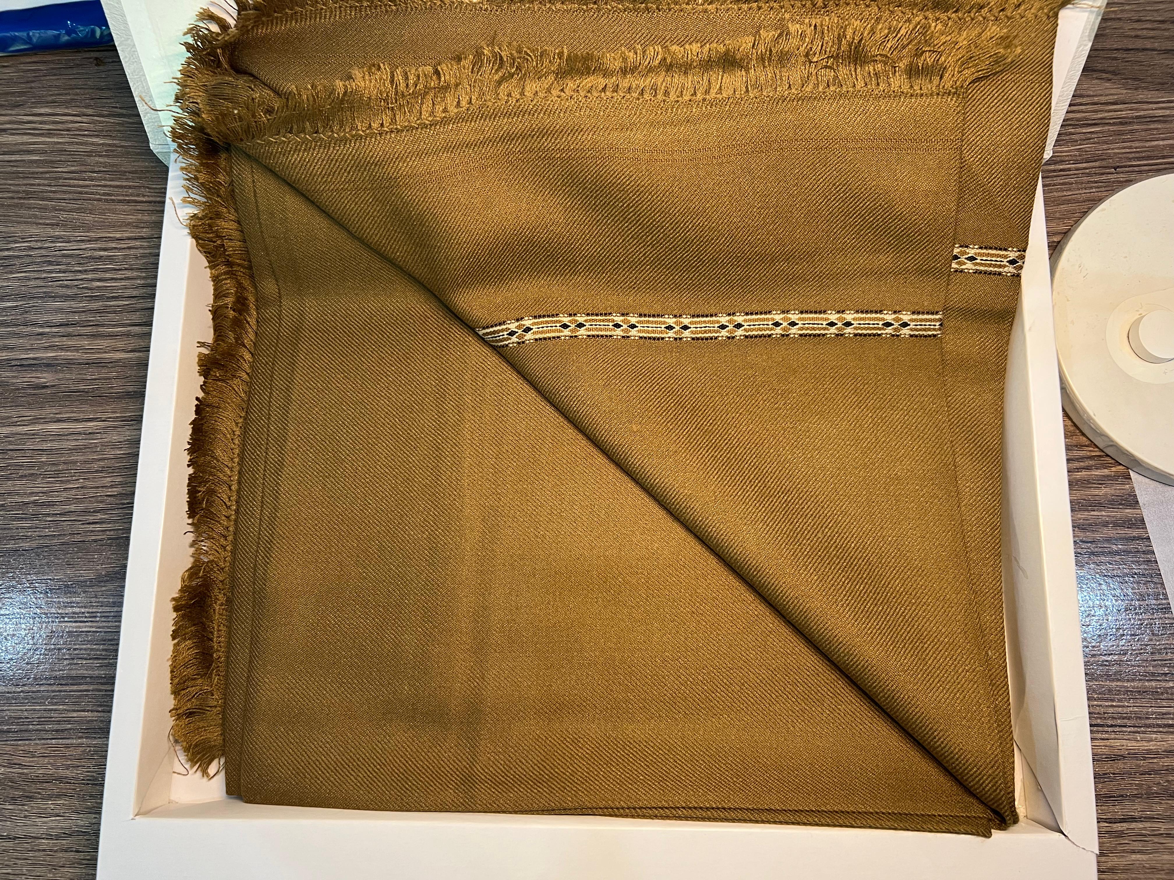 Men’s Shawl – Classic Design with Patterned Border | Winter Collection ...